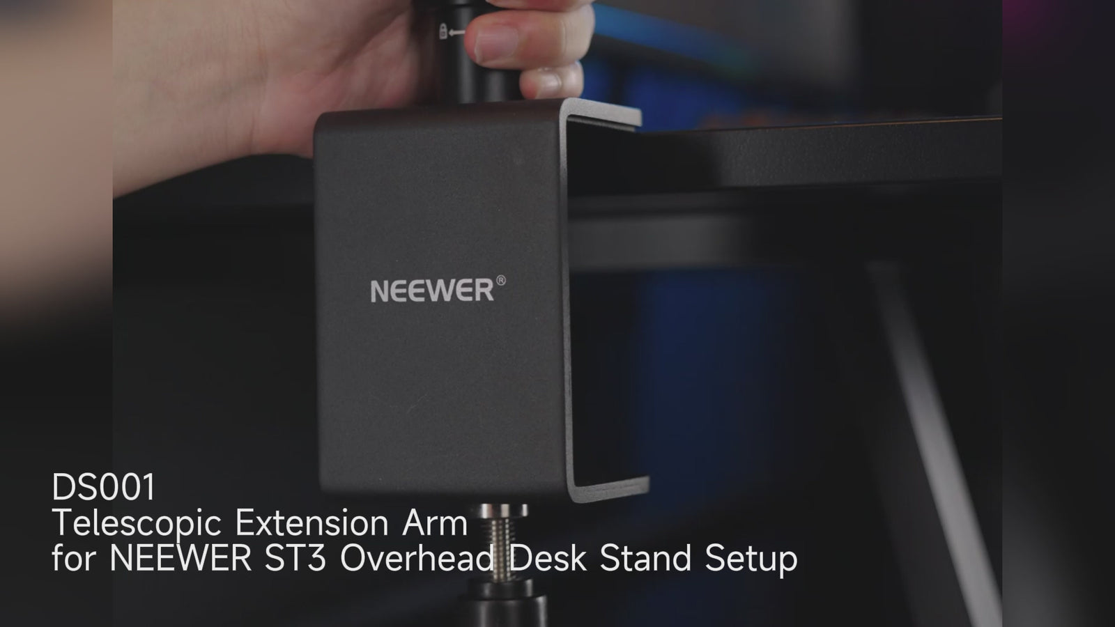 NEEWER DS001 Overhead Camera Mount Arm | Telescopic Arm