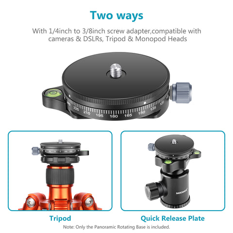NEEWER Camera Panoramic Panning Base - NEEWER