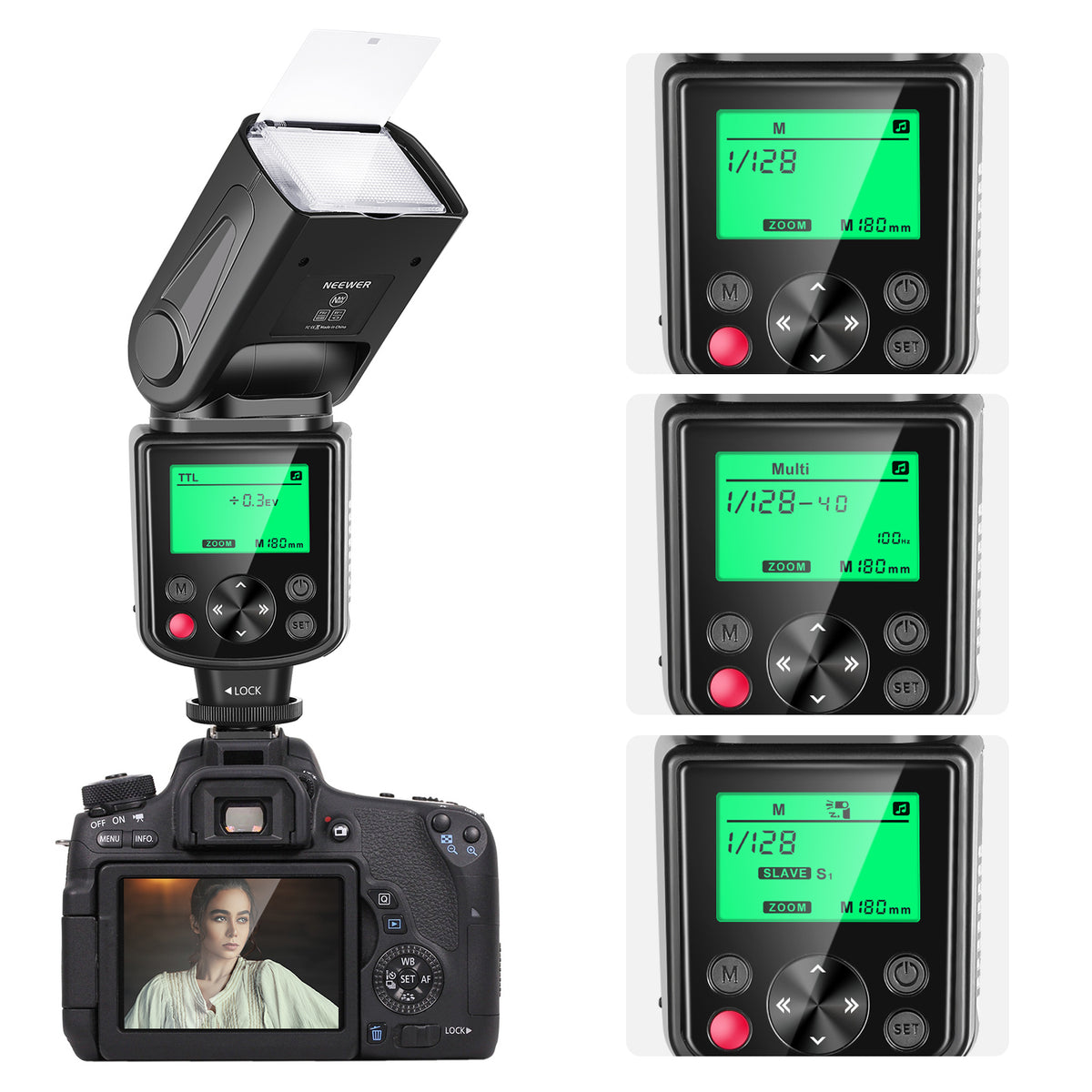NEEWER NW670 Flash For Canon DSLR Cameras | Speedlite