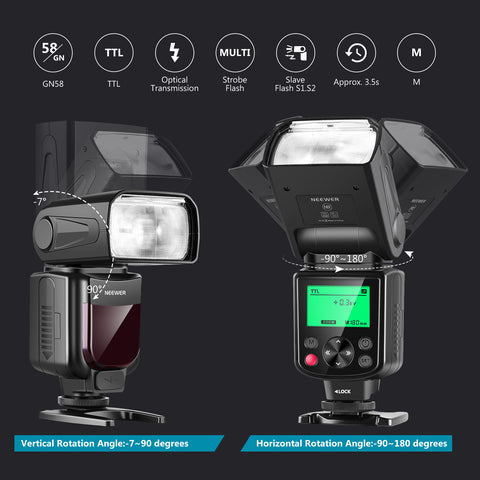 NEEWER NW670 Flash For Canon DSLR Cameras | Speedlite
