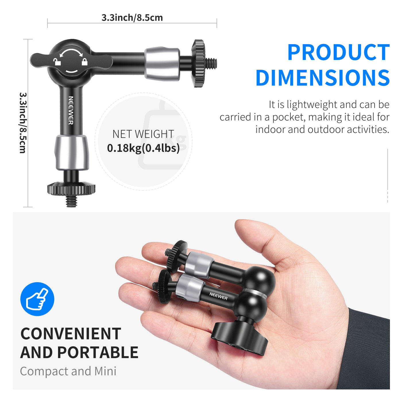 NEEWER Articulating Magic Arm - NEEWER