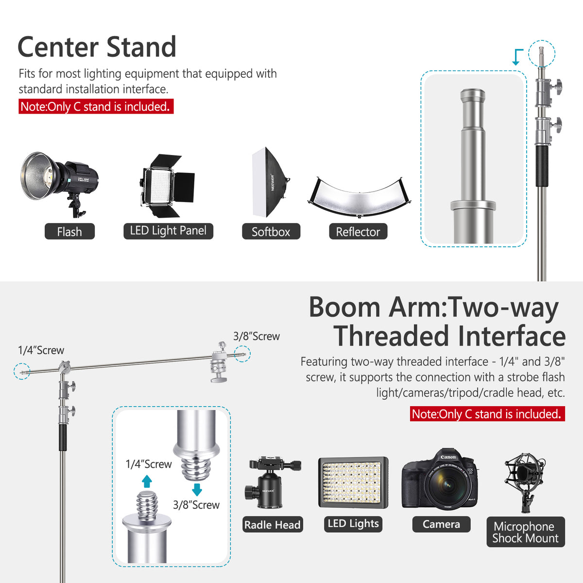 C Stand | Century Stand | Up to 50% Off - NEEWER