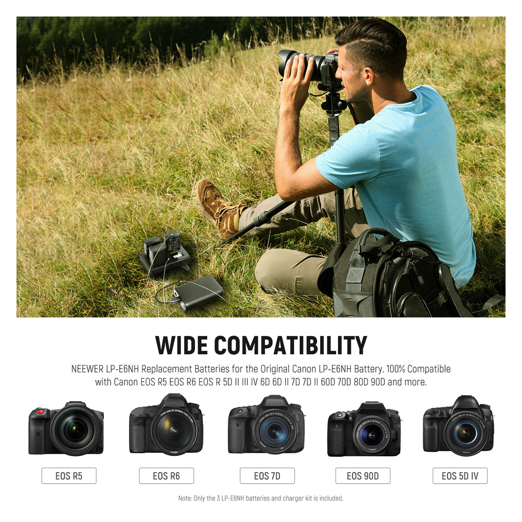 NEEWER LP-E6NH Replacement Battery Charger Set - NEEWER – neewer.com