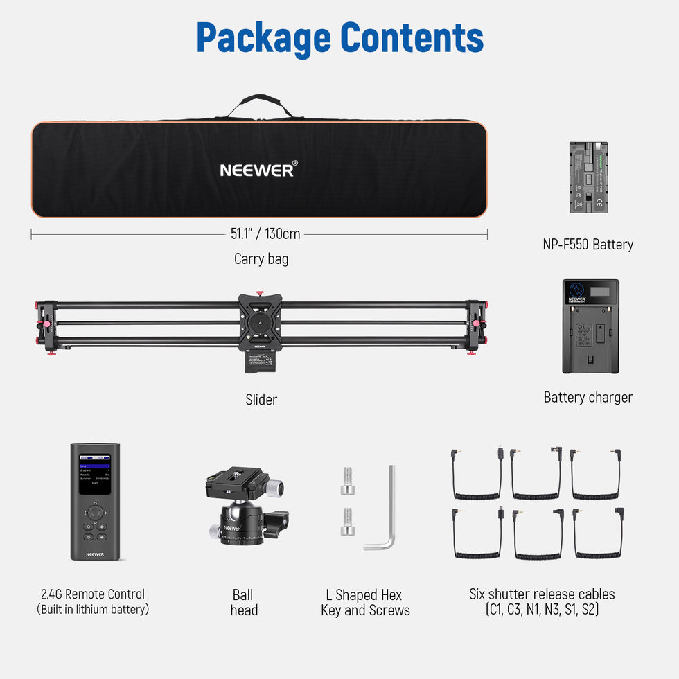 Professional Camera Slider & Dolly | Sale Prices - NEEWER