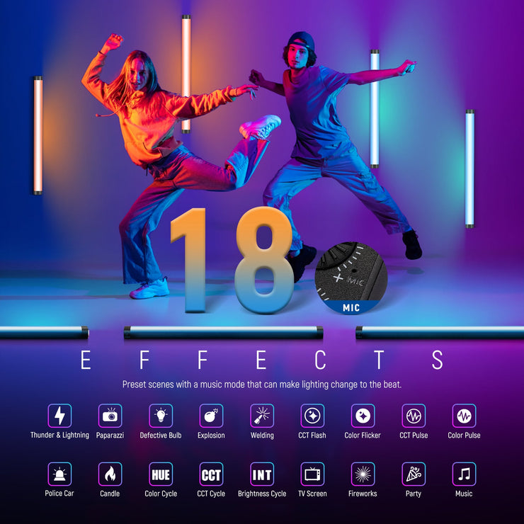 NEEWER TL60 RGB Tube Light | Handheld LED Light