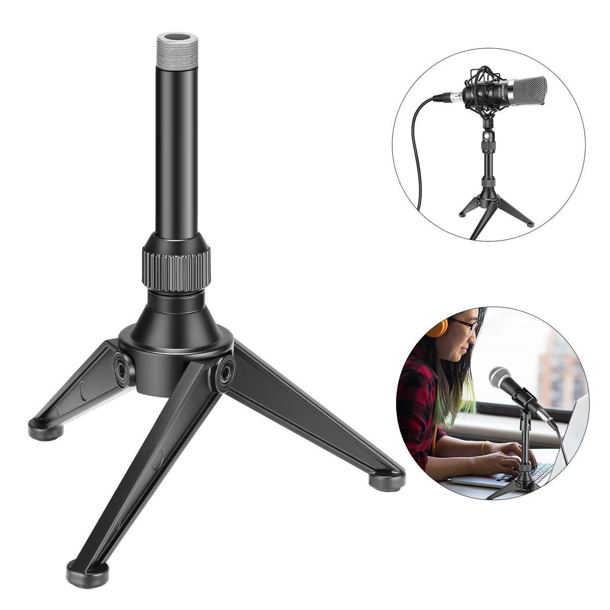 NEEWER NW-050 Foldable Desktop Microphone Stand