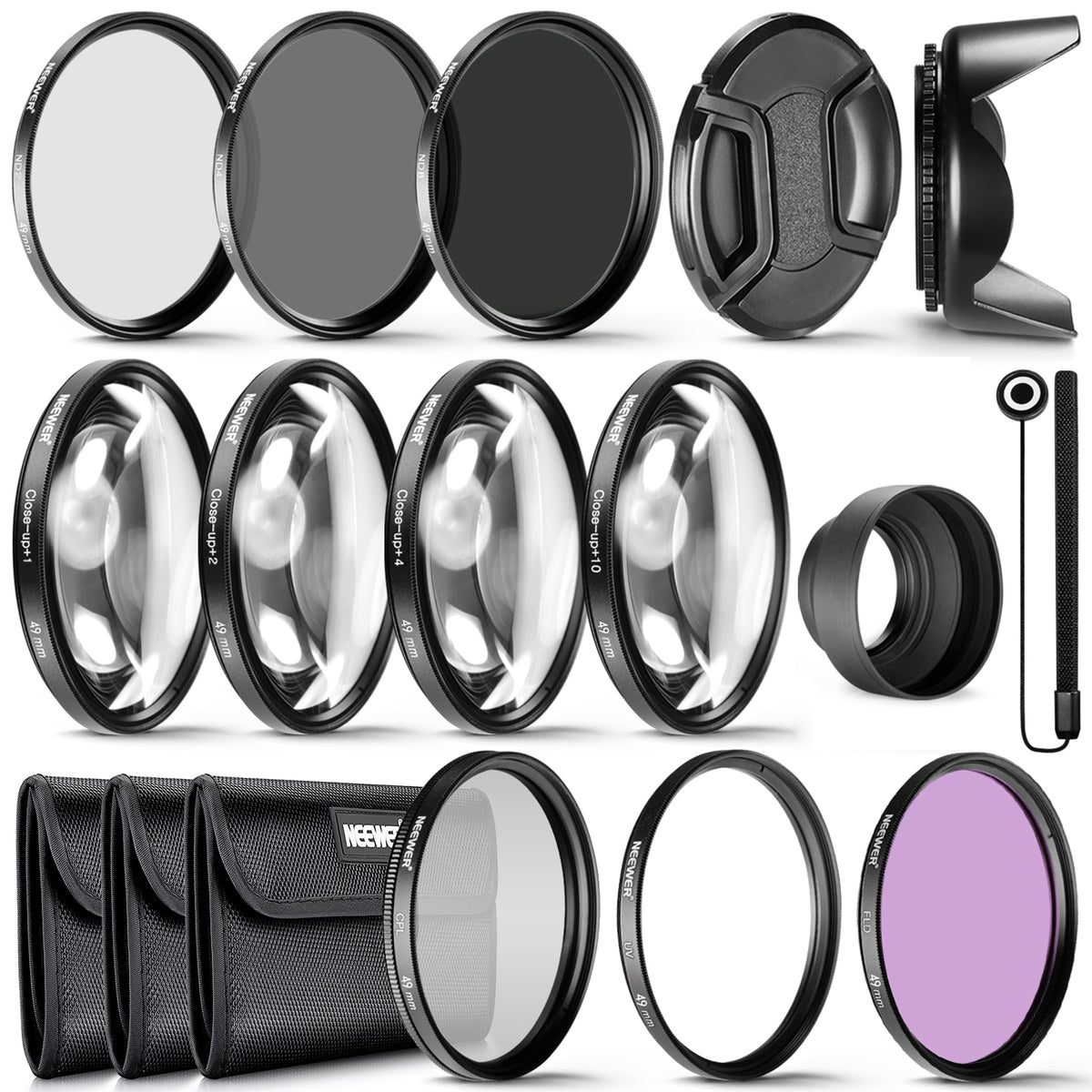 NEEWER Lens Filter & Accessory Kit | Camera Filter