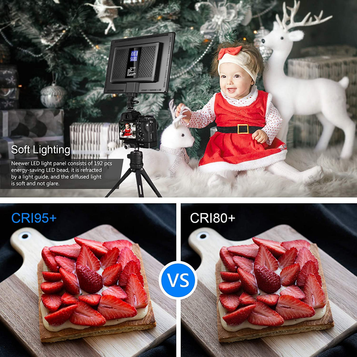 NEEWER NL-192AI Bi-Color LED Panel Light - NEEWER