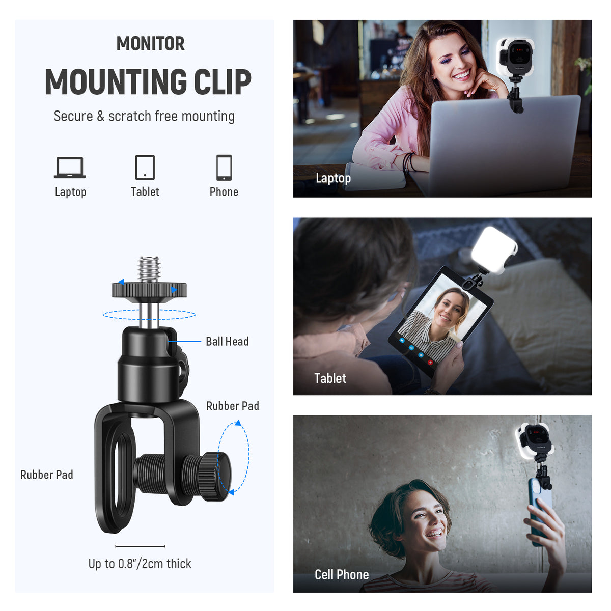 NEEWER PL81 LED Clip-On Light - NEEWER