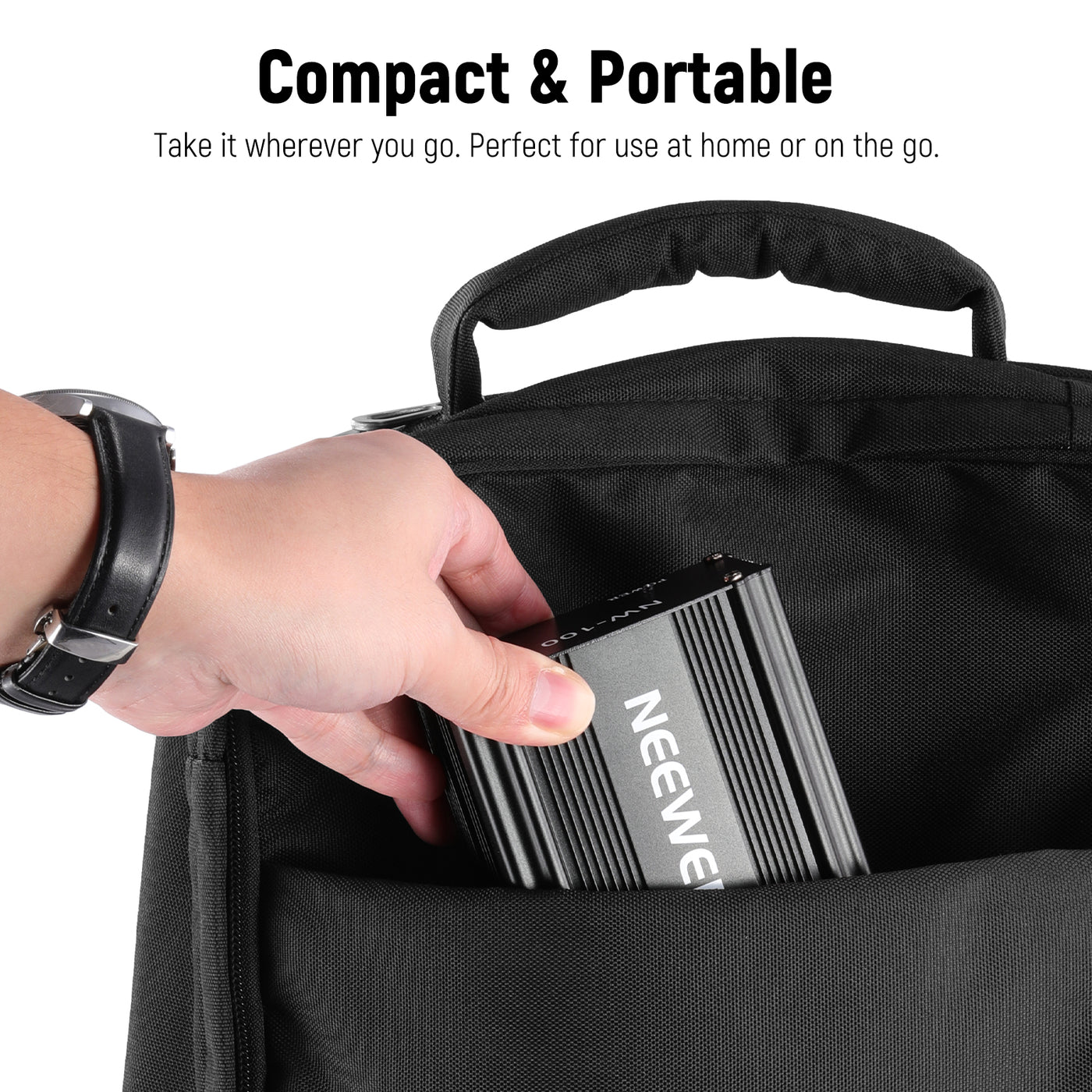 NEEWER NW-100 48V Phantom Power Supply with Adapter - NEEWER