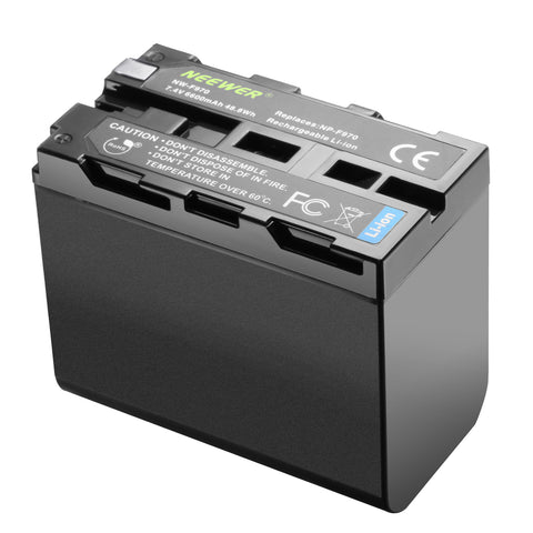 NEEWER 2-Pack 6600mAh Li-ion Replacement Battery Set - NEEWER