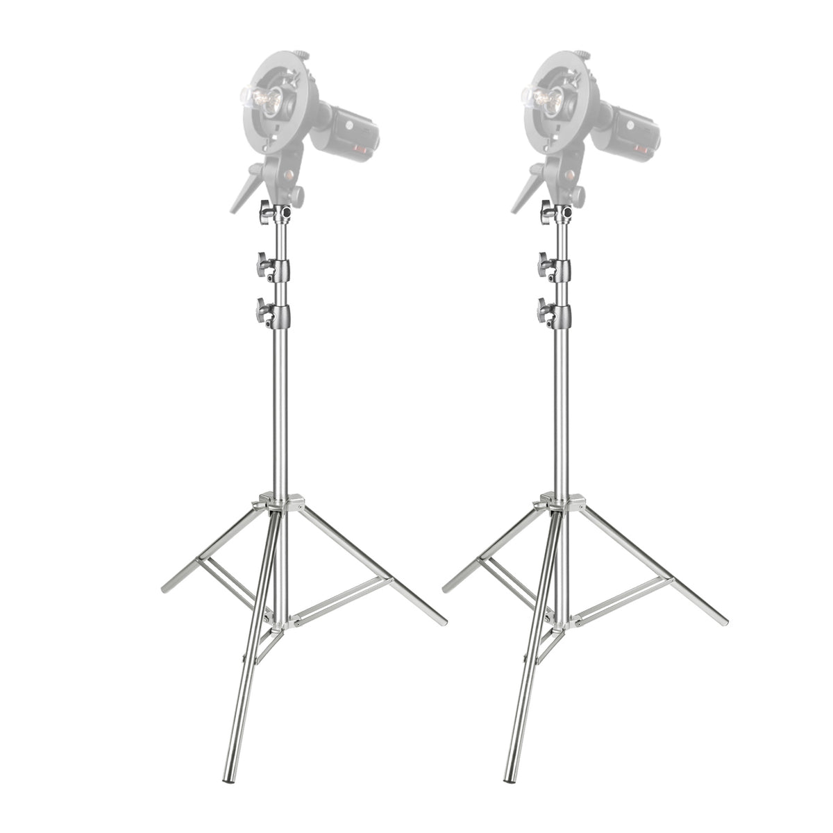 NEEWER 2 Pack 200cm/280cm Portable Light Stand Kit